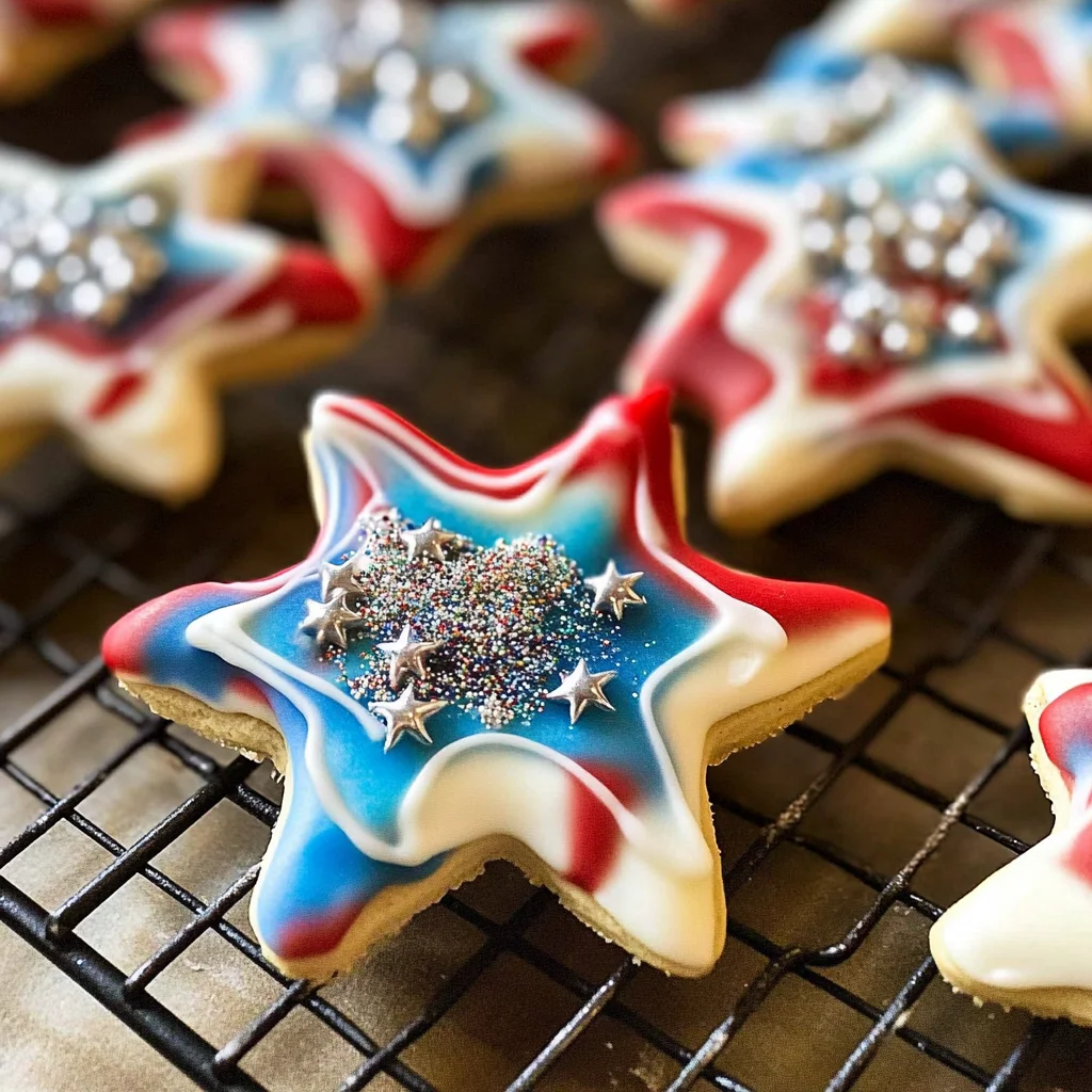 Star-Spangled Cookies - Cooking With Lola