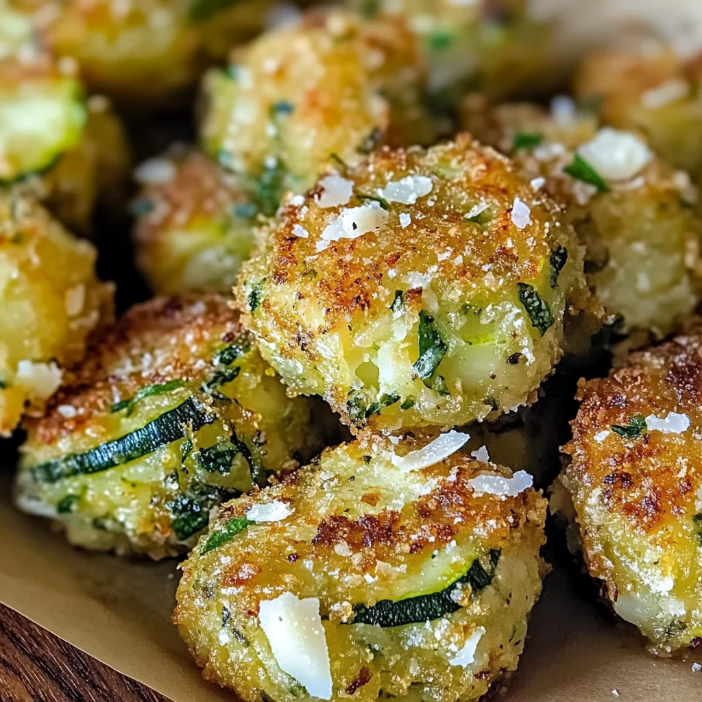 Zucchini Garlic Bites - Cooking With Lola