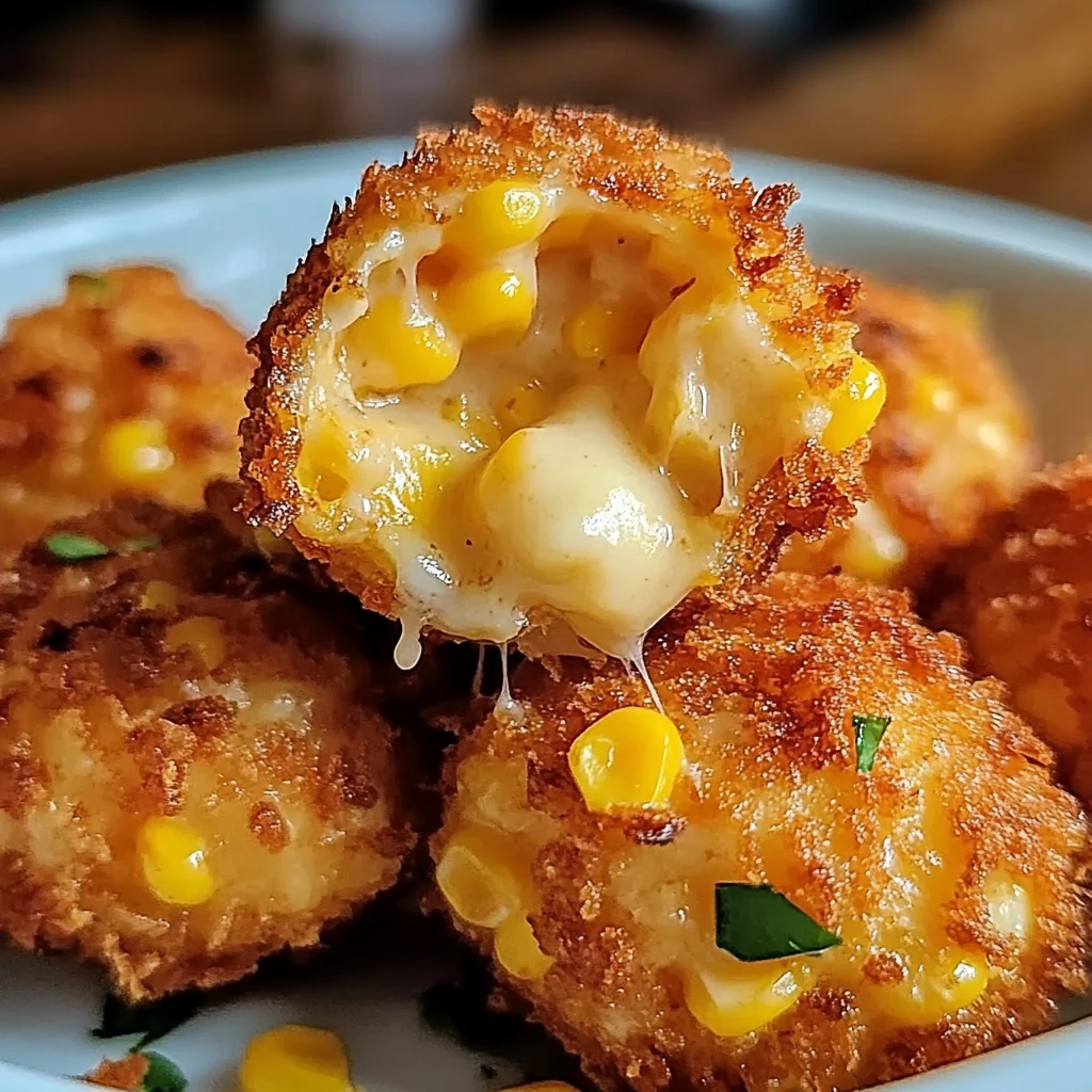 Crispy Corn Cheese Bites - Cooking With Lola
